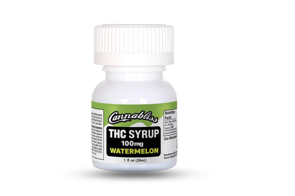 Cannabliss 100mg THC Syrups The Perfect Complement To Your Favorite